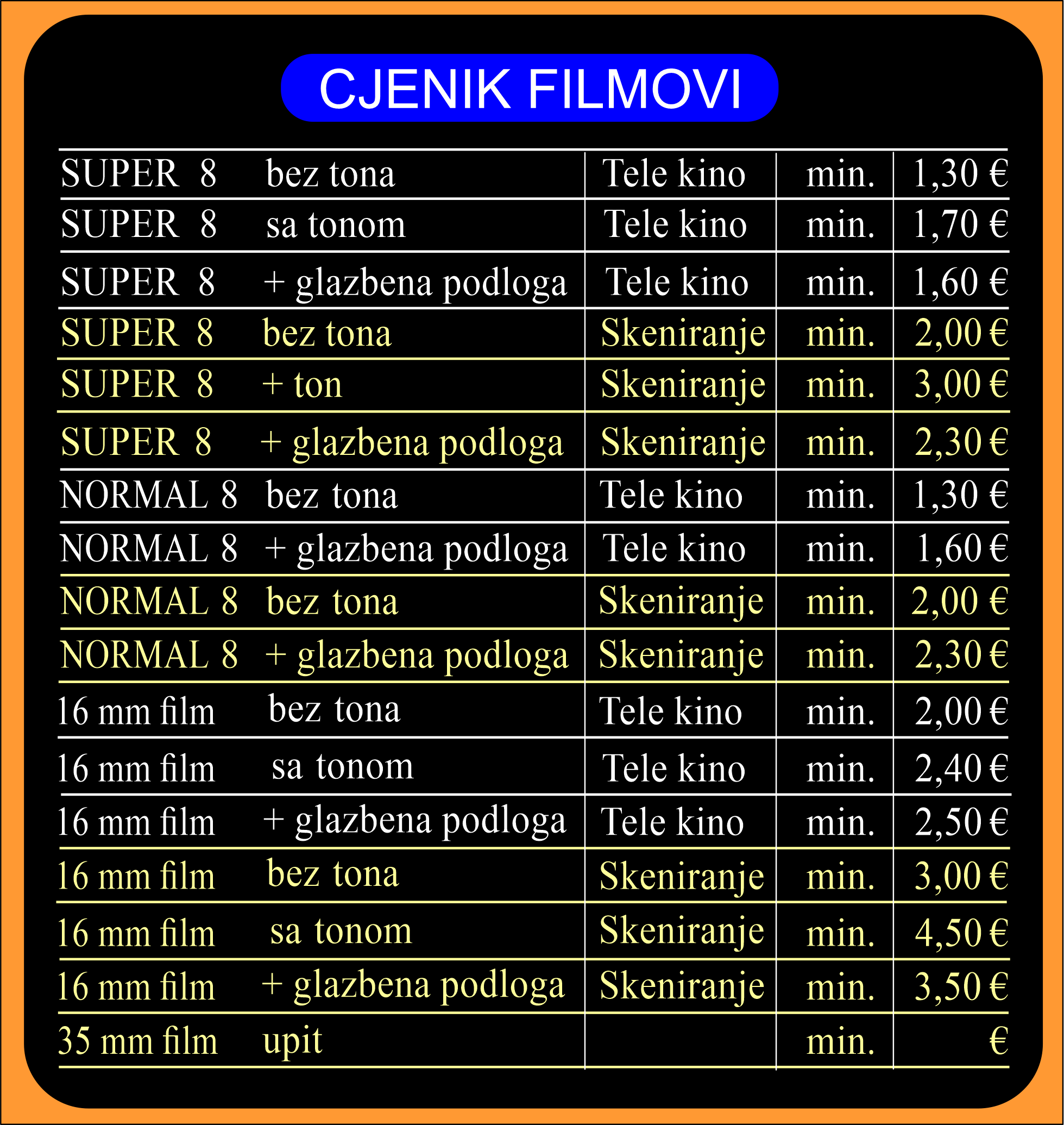 Cjenik ┃ Super8 – Super8hr.com